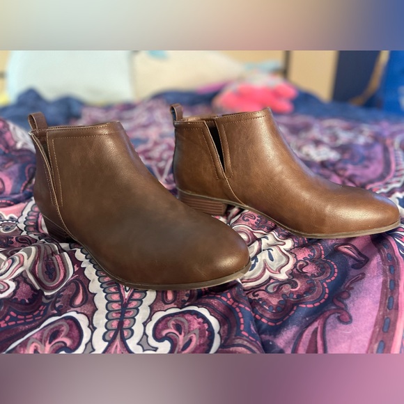 torrid | Shoes | Torrid Size 1 Ww Pleather Ankle Boots | Poshmark